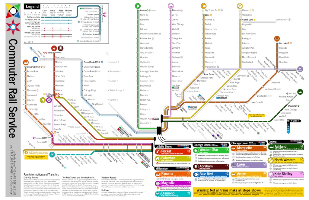 The Yard Social Club Metra Map – The Yard Social Club